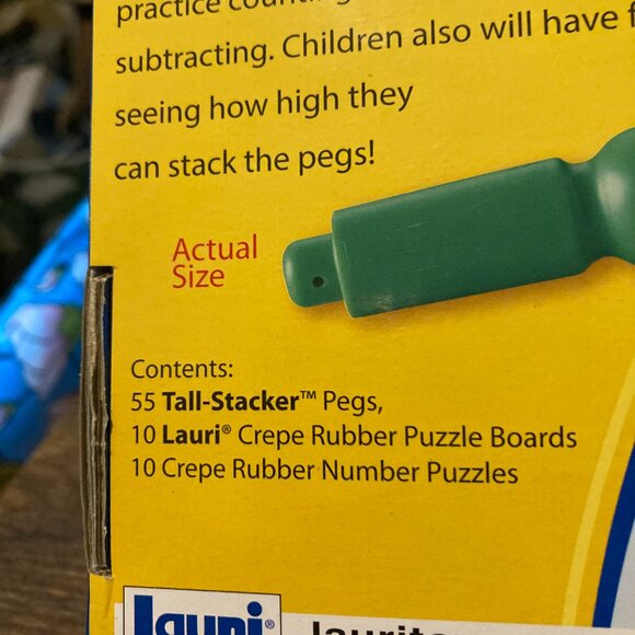 Lauri | Toys | Vintage Lauri Number Puzzle Boards And Pegs | Poshmark